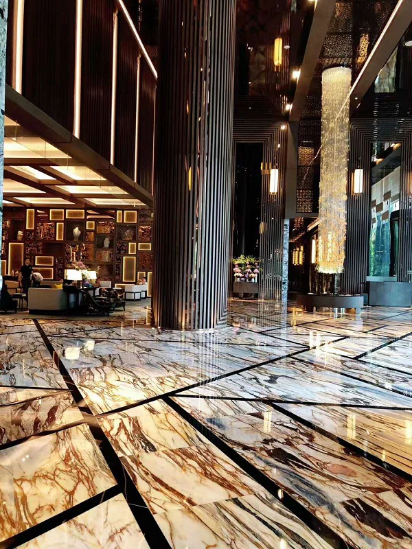 Siona Gold marble slabs，beige marble, golden vein - Natural stone ...