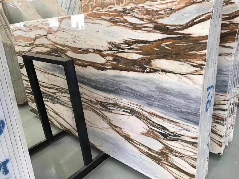 Siona Gold marble slabs，beige marble, golden vein - Natural stone ...